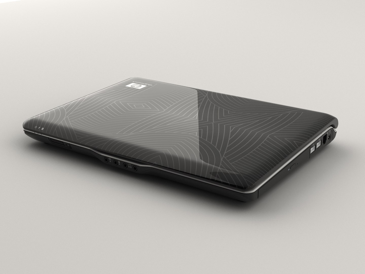 3d Model Hp Pavilion Dv2000