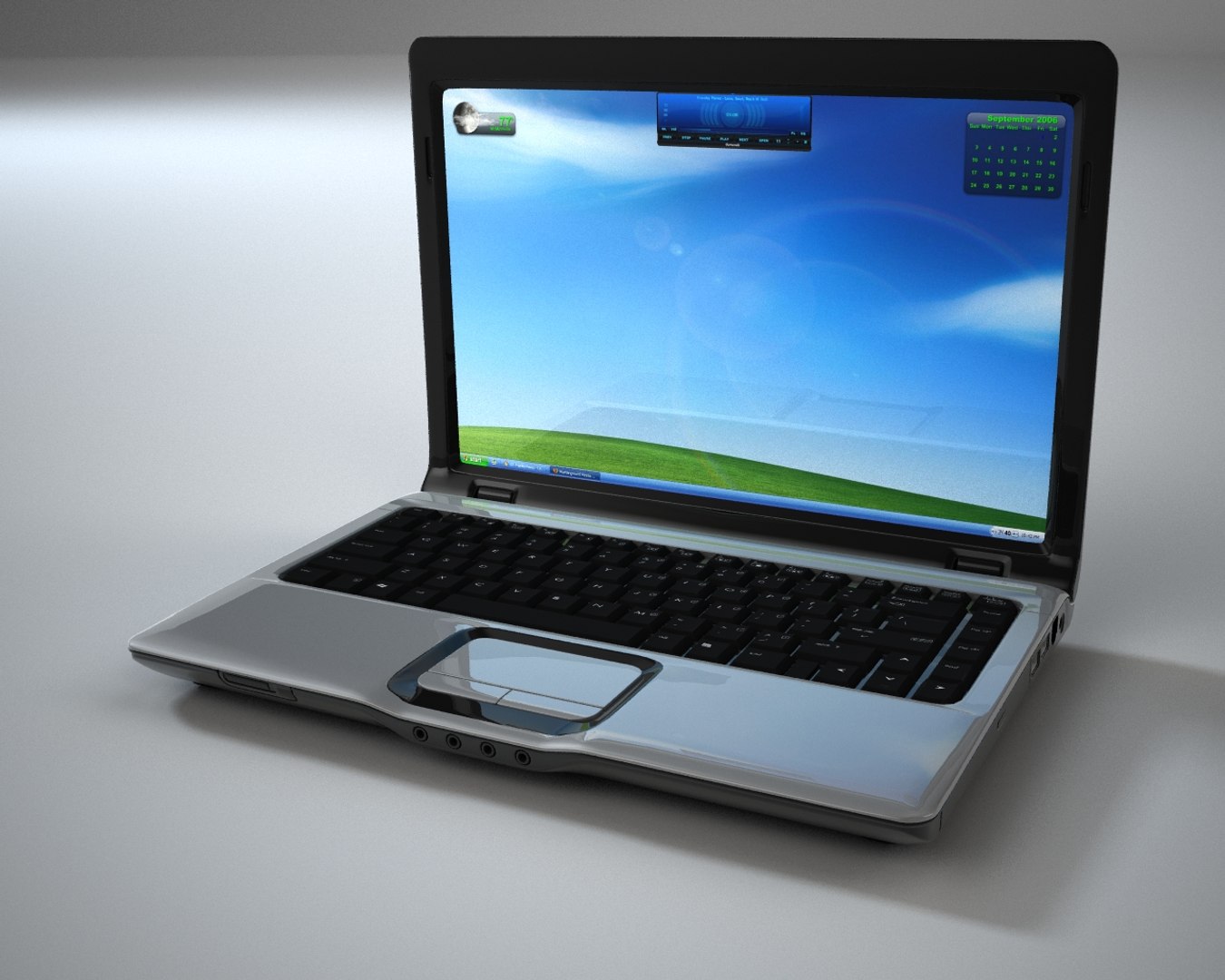 3d Model Hp Pavilion Dv2000