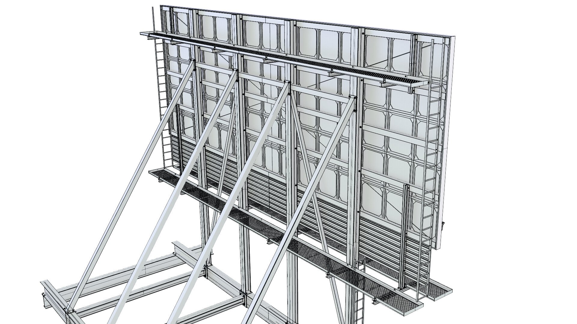 Billboard Roof 33 3D - TurboSquid 1815233