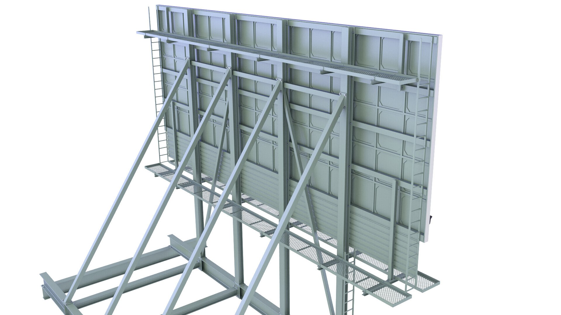 Billboard Roof 33 3D - TurboSquid 1815233