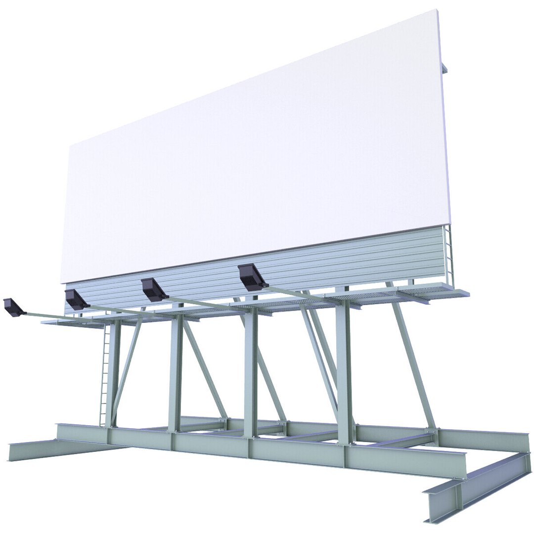 Billboard Roof 33 3D - TurboSquid 1815233