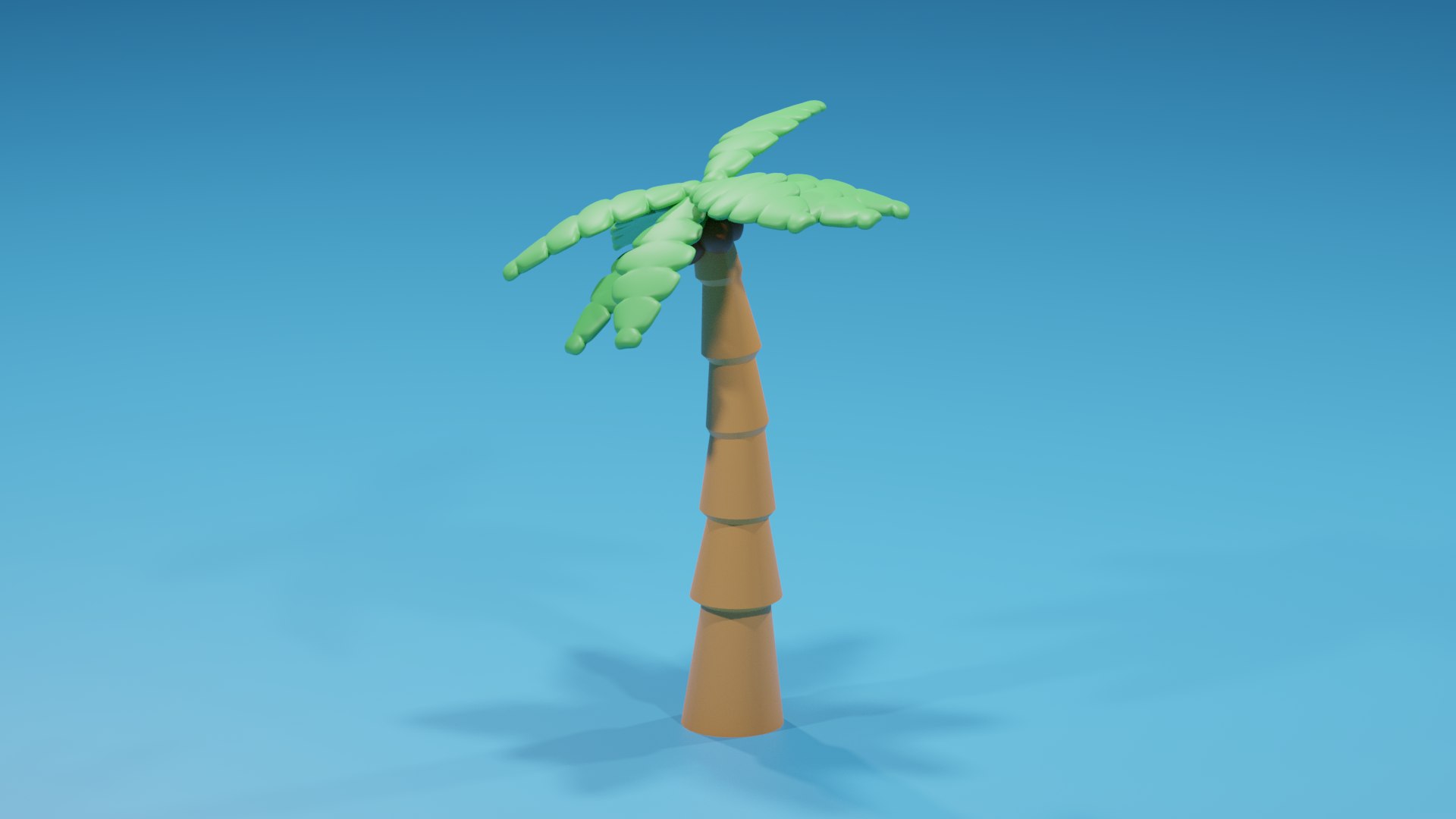 Cartoon Palm Tree 3D Model - TurboSquid 2146067