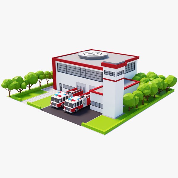 3D Fire-Station Models | TurboSquid