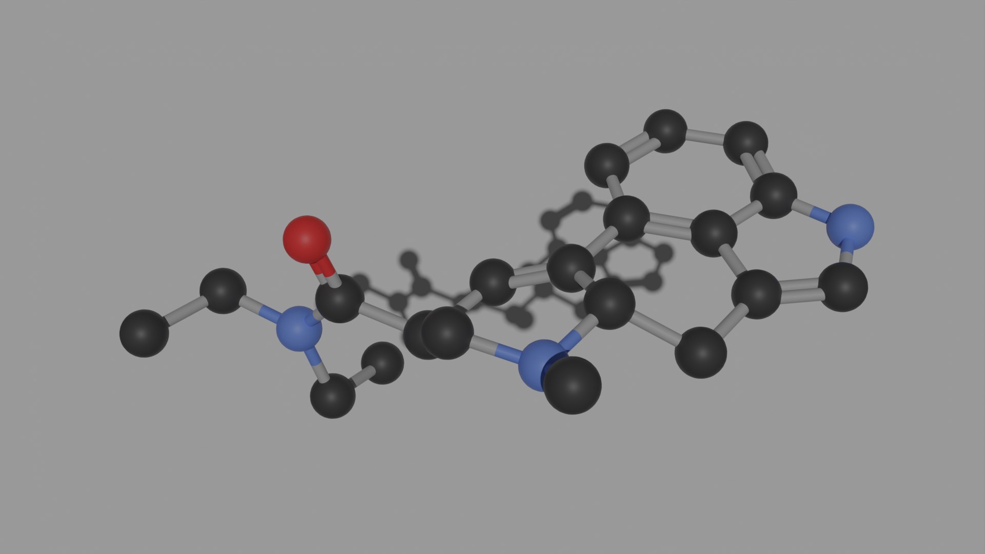 3D Model LSD Molecular Model - TurboSquid 2025769