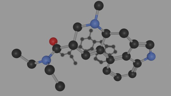 modelo 3d LSD Molecular Model - TurboSquid 2025769