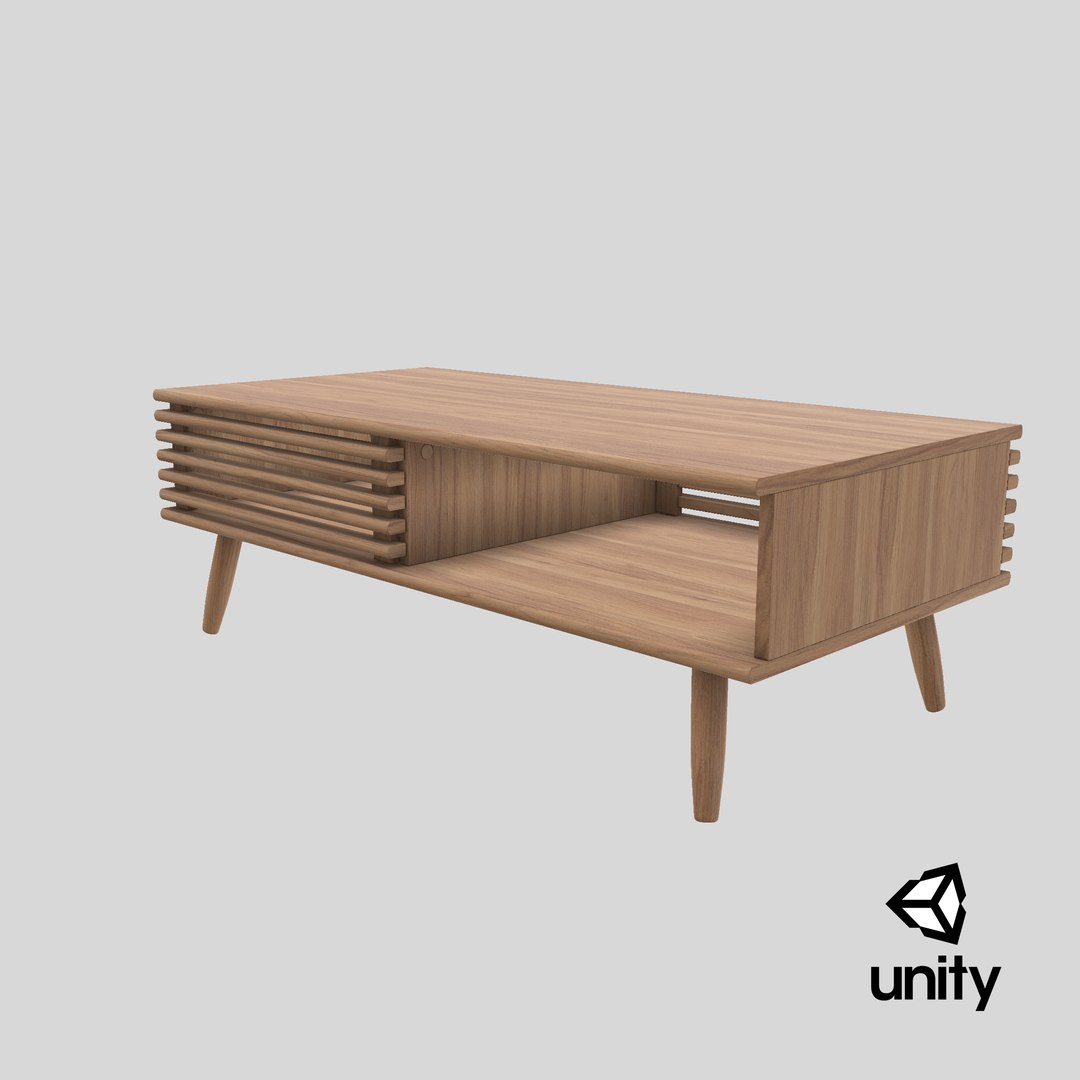 3D Model Wooden Sideboard V2 - TurboSquid 2004322