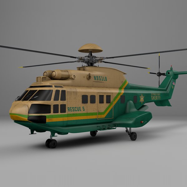 Eurocopter AS332L2 3D Models for Download | TurboSquid
