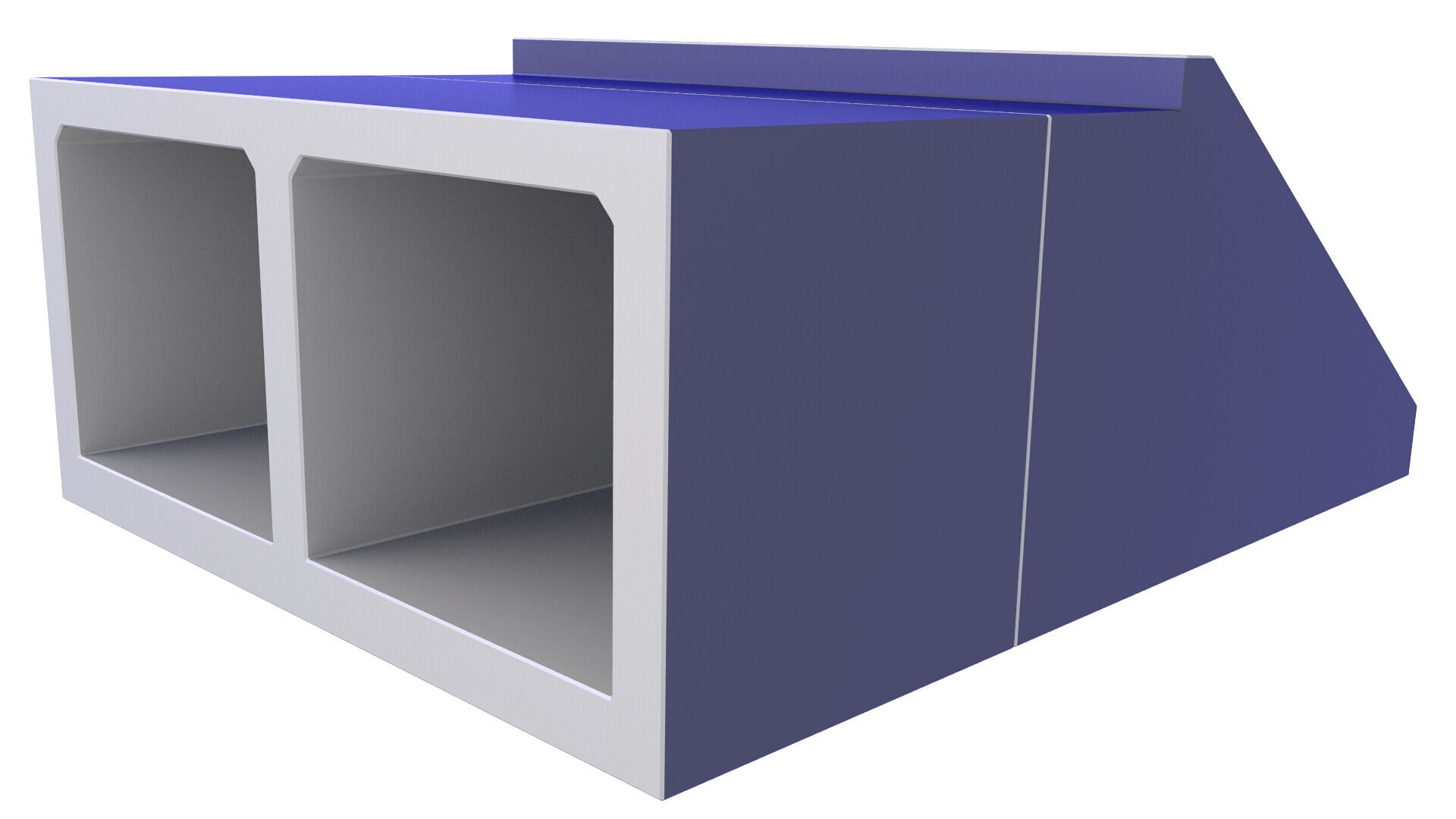 3D Model Concrete Sewer StormWater Box Culvert 51 - TurboSquid 1980007