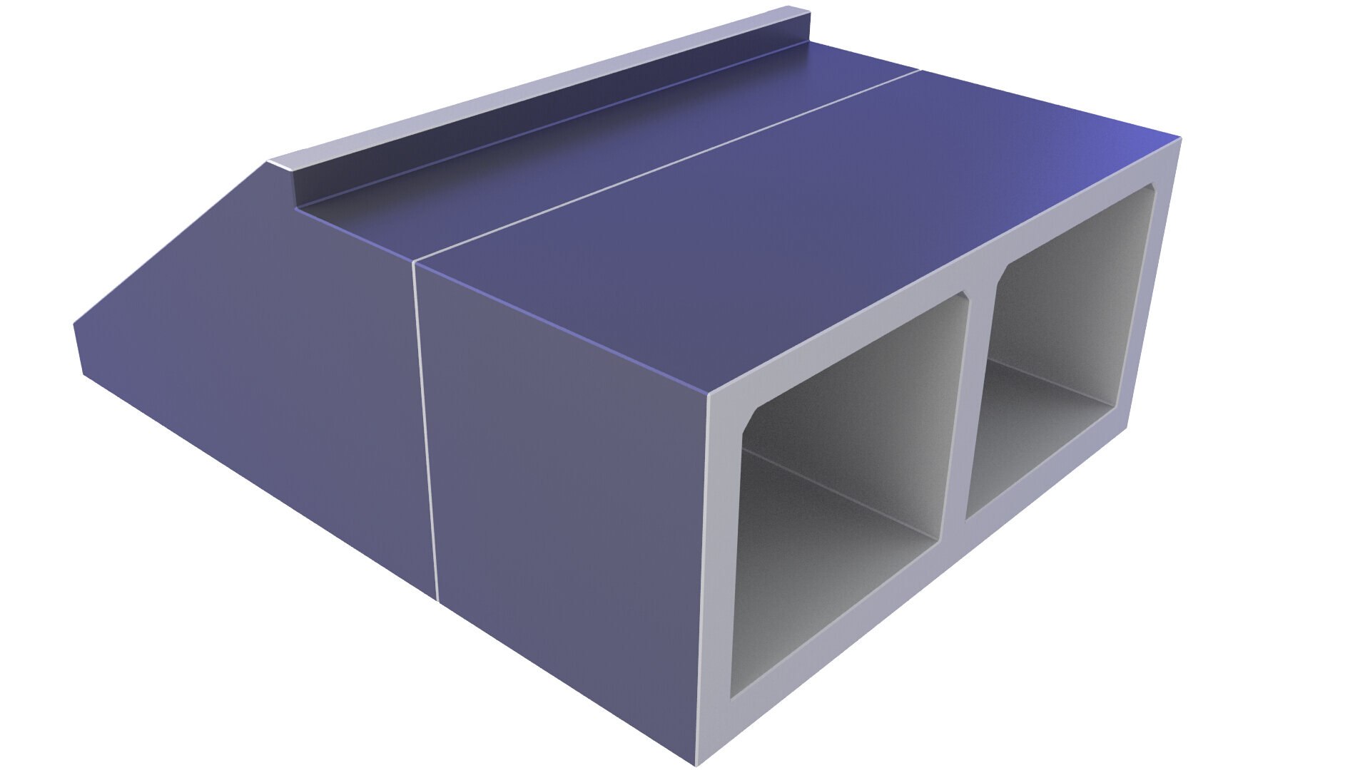 3D Model Concrete Sewer StormWater Box Culvert 51 - TurboSquid 1980007