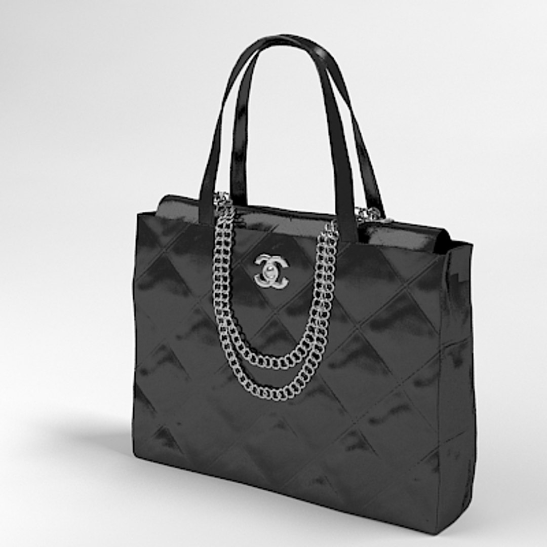 3d Model Women Bag Chanel