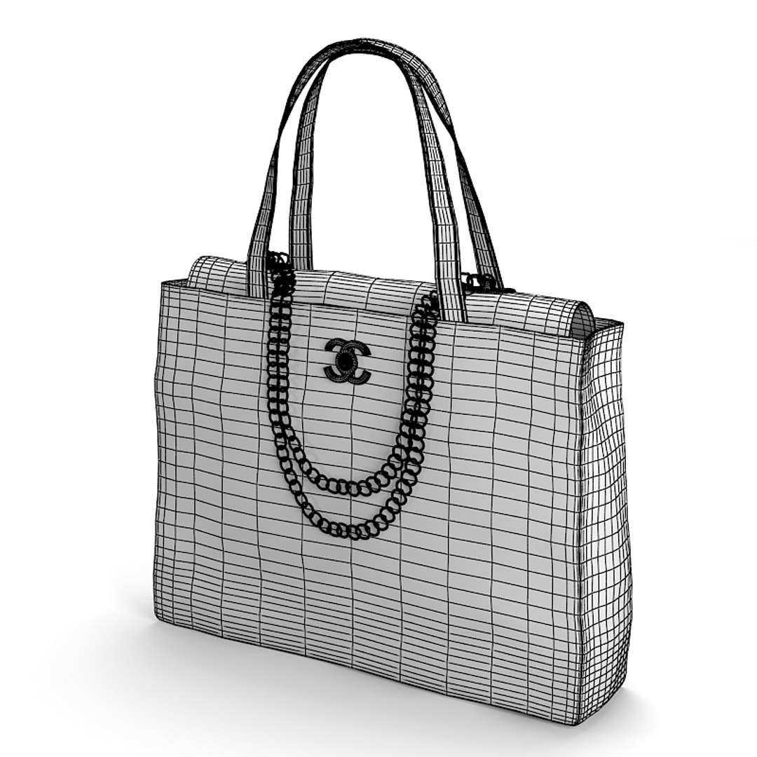 3d Model Women Bag Chanel