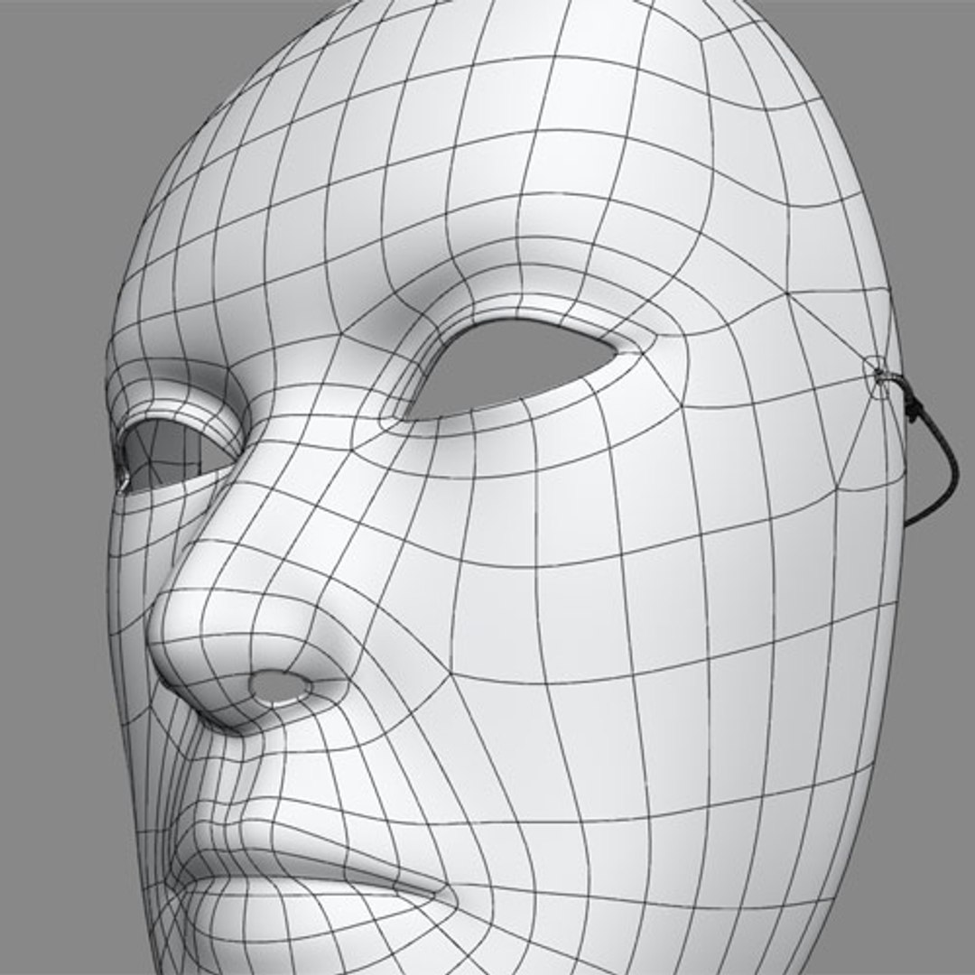 3d Max Mask Theater Masque