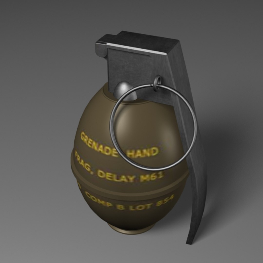 3d Hand Grenade