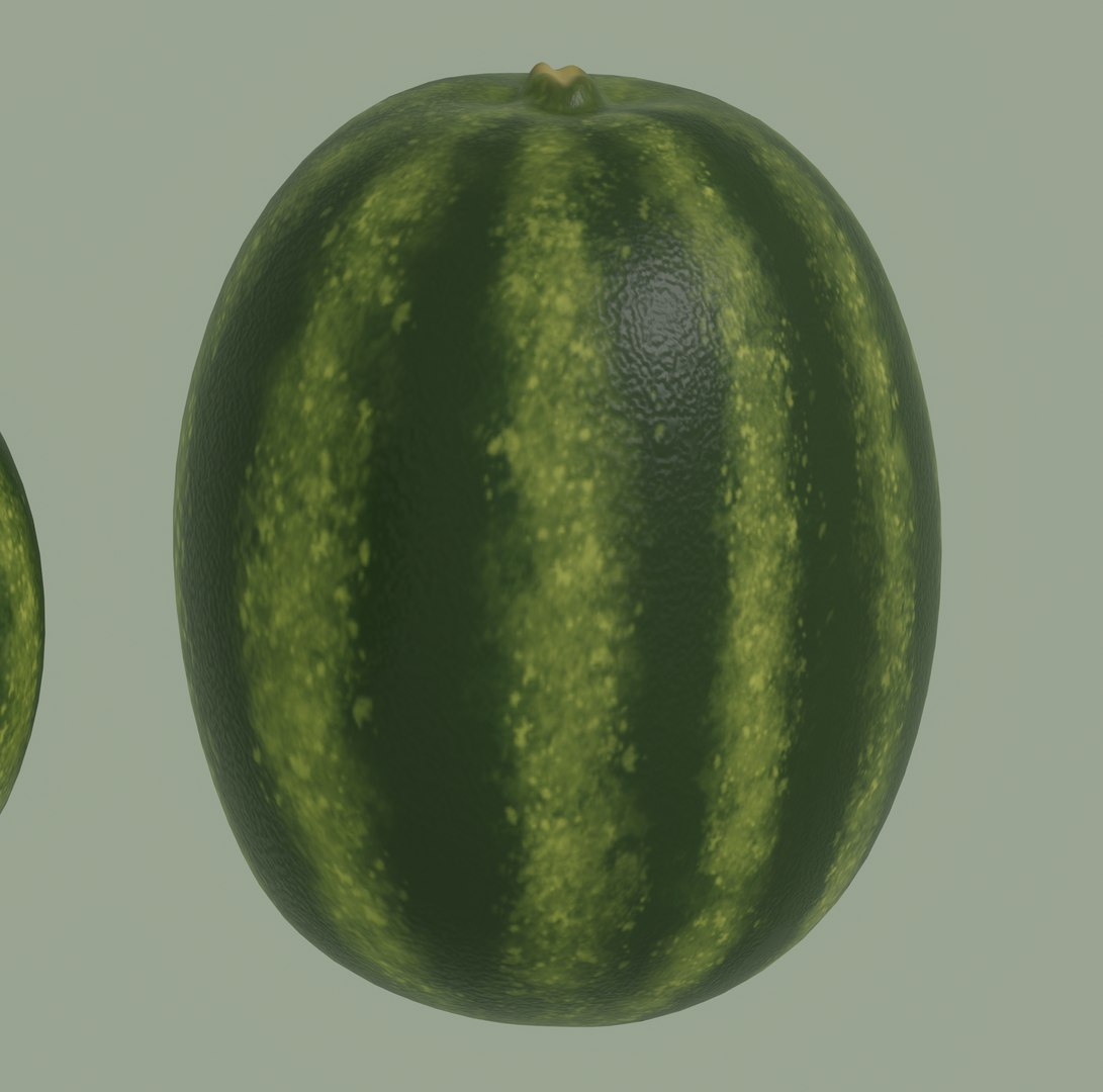 3D Watermelon - TurboSquid 2197458