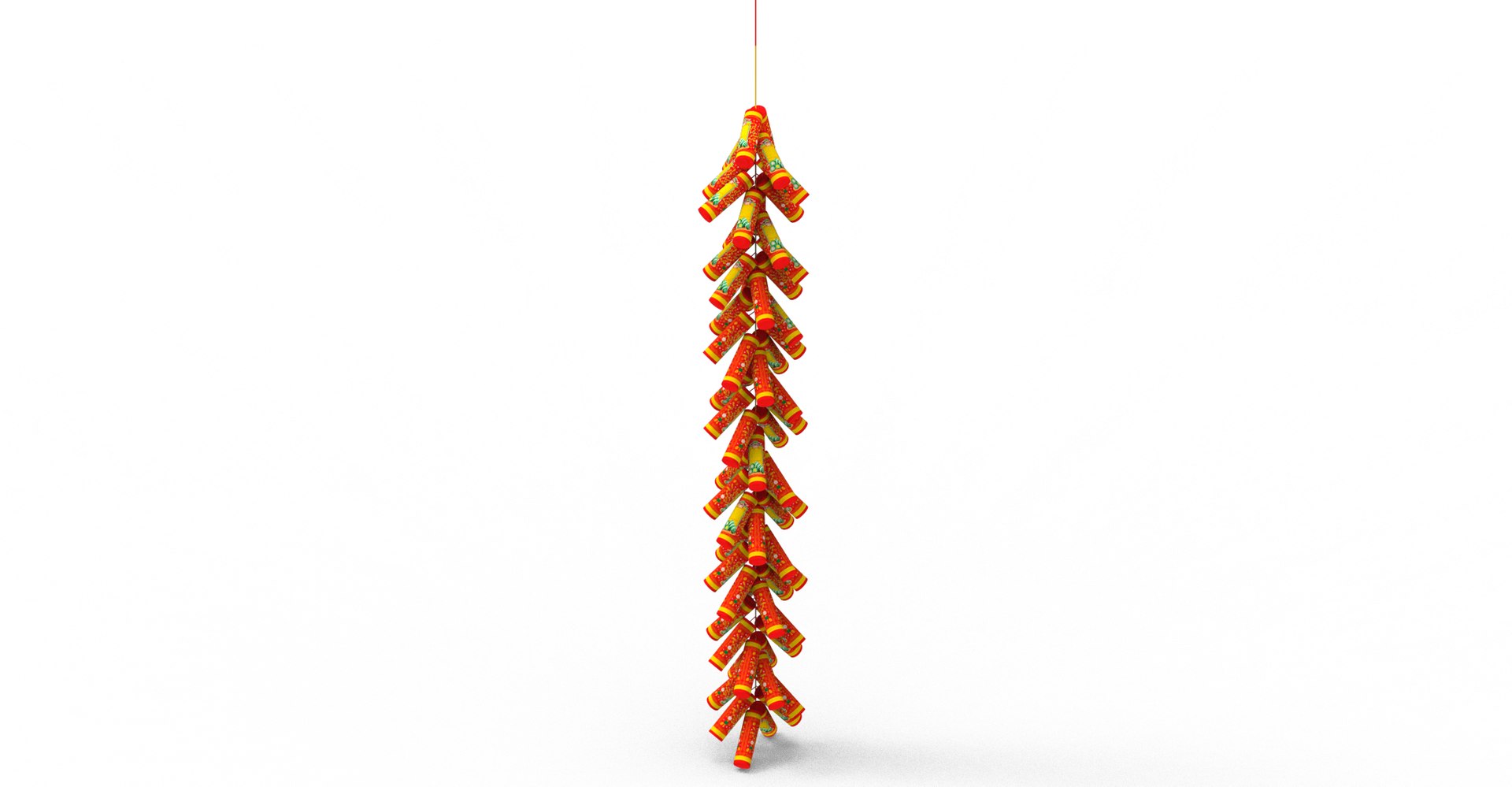 3D New Year Firecracker 3d Lowpoly - TurboSquid 1855947