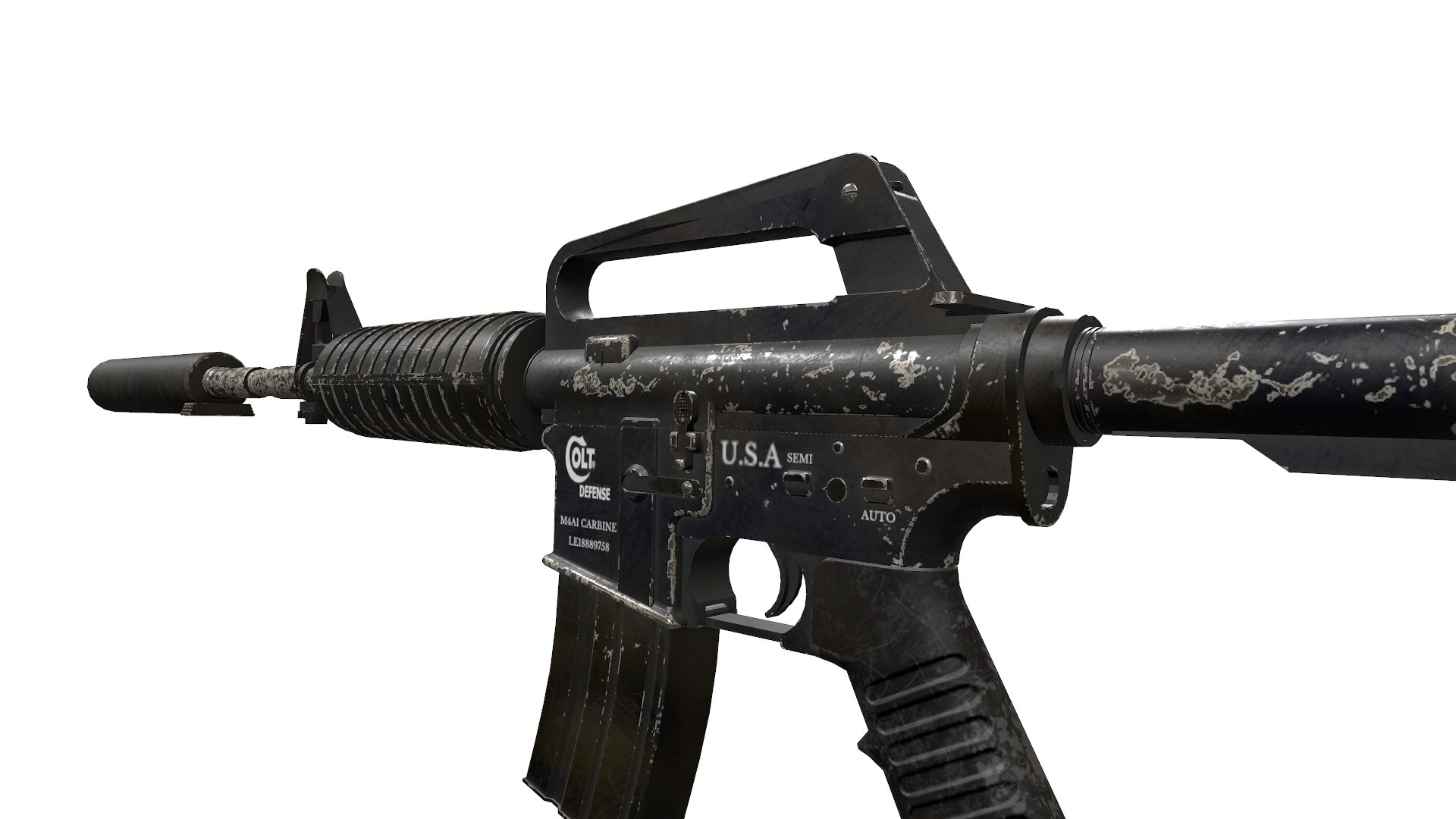 Free Battle Worn M4a1 Carbine 3D - TurboSquid 1708945