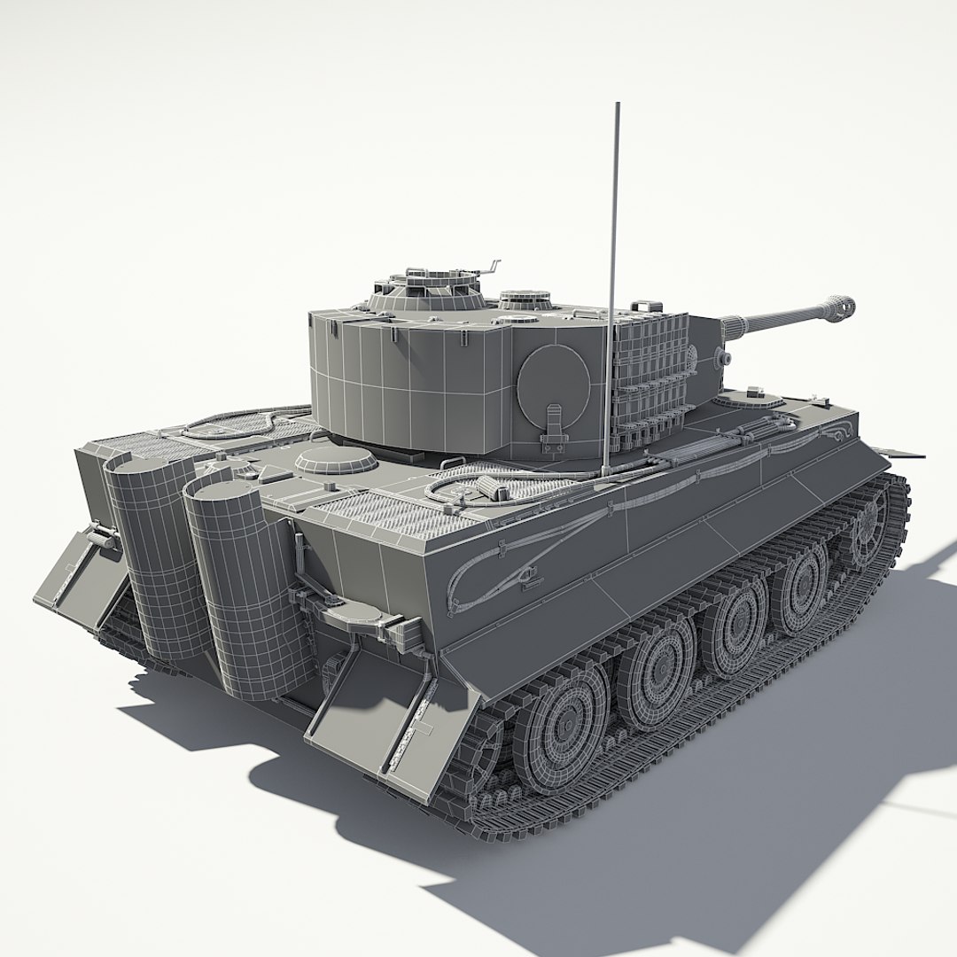3d Tank Vi Tiger E Model