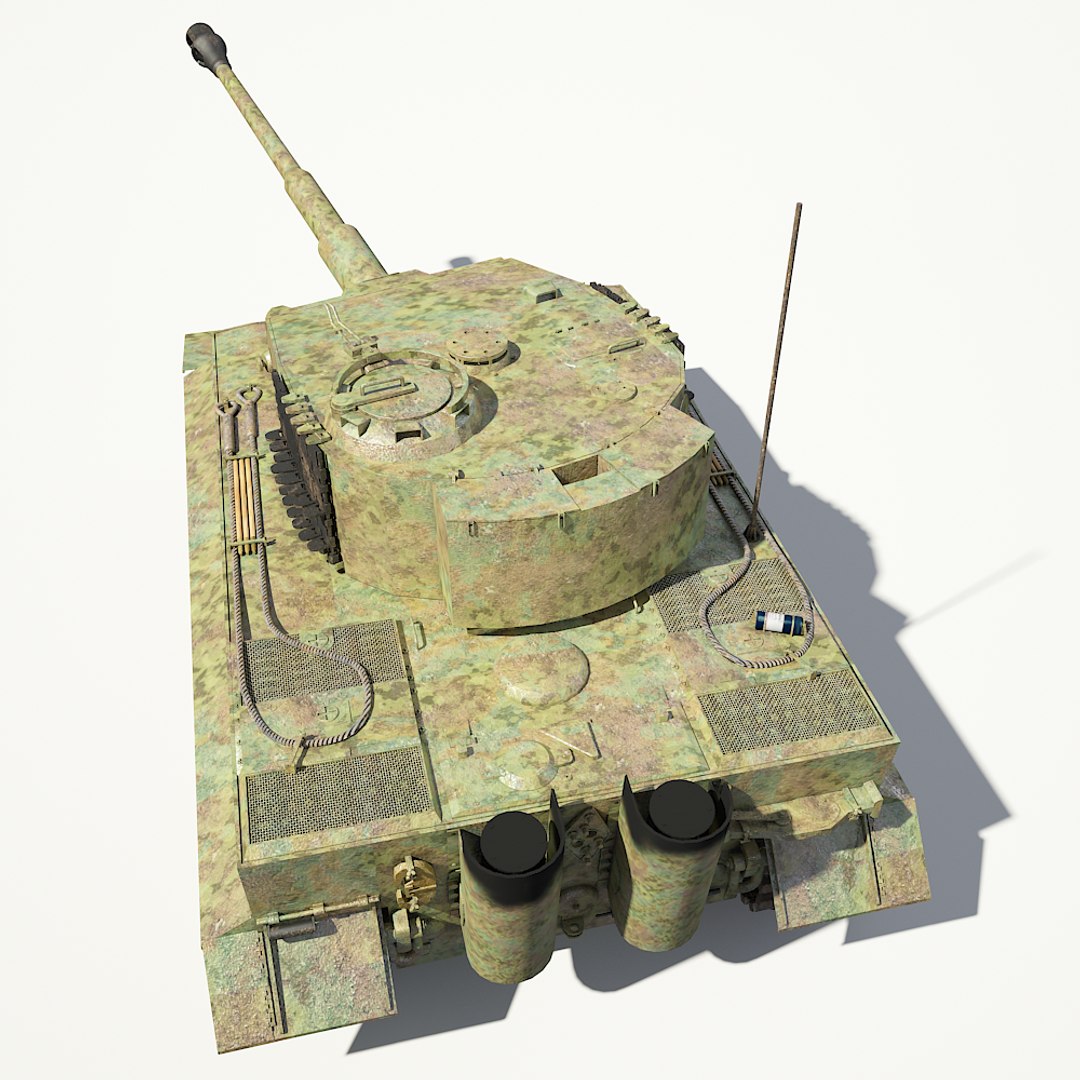 3d Tank Vi Tiger E Model