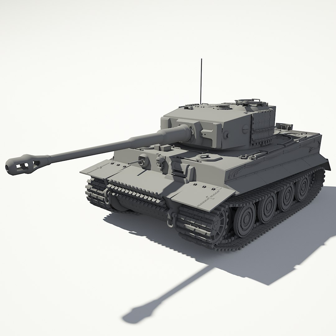 3d Tank Vi Tiger E Model