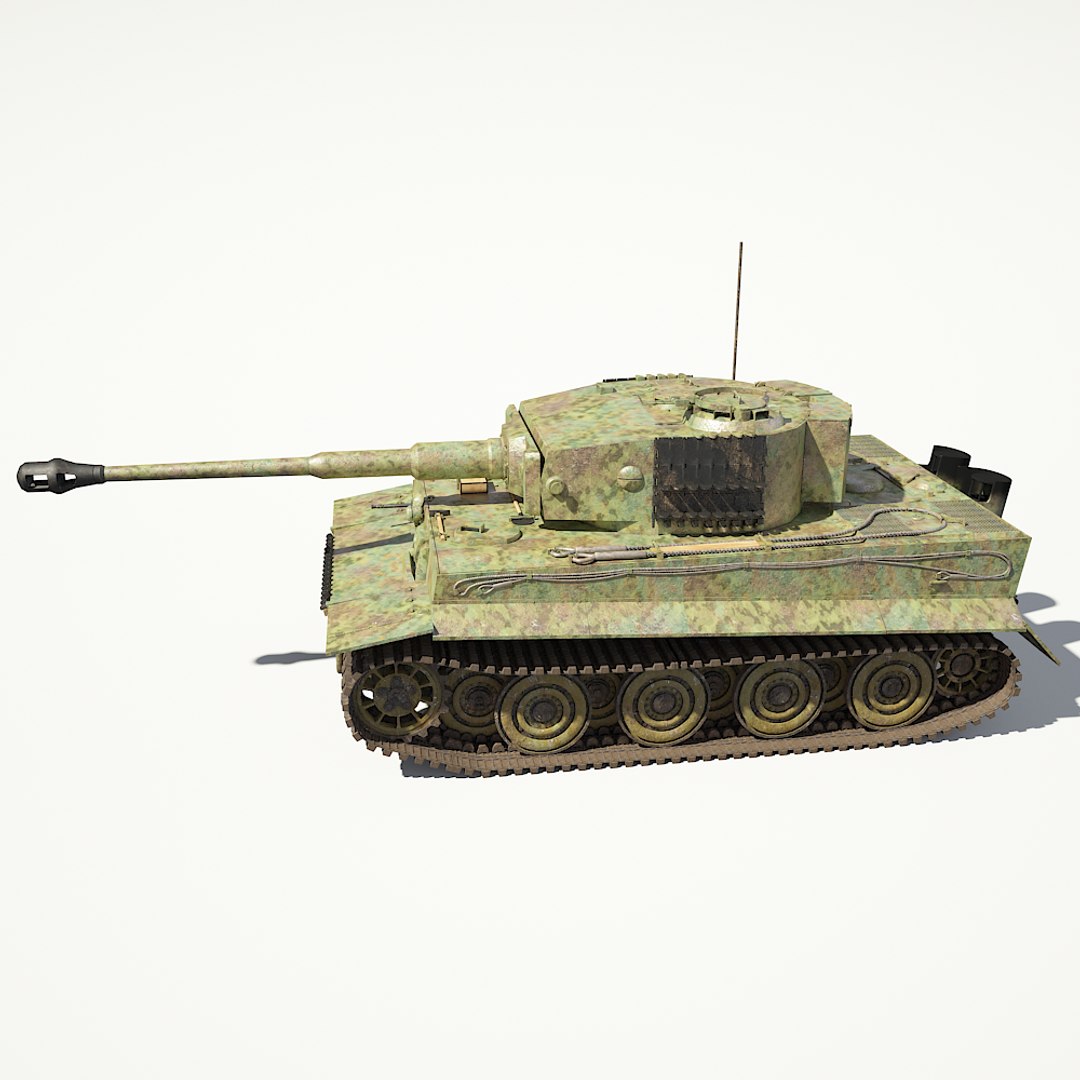 3d Tank Vi Tiger E Model