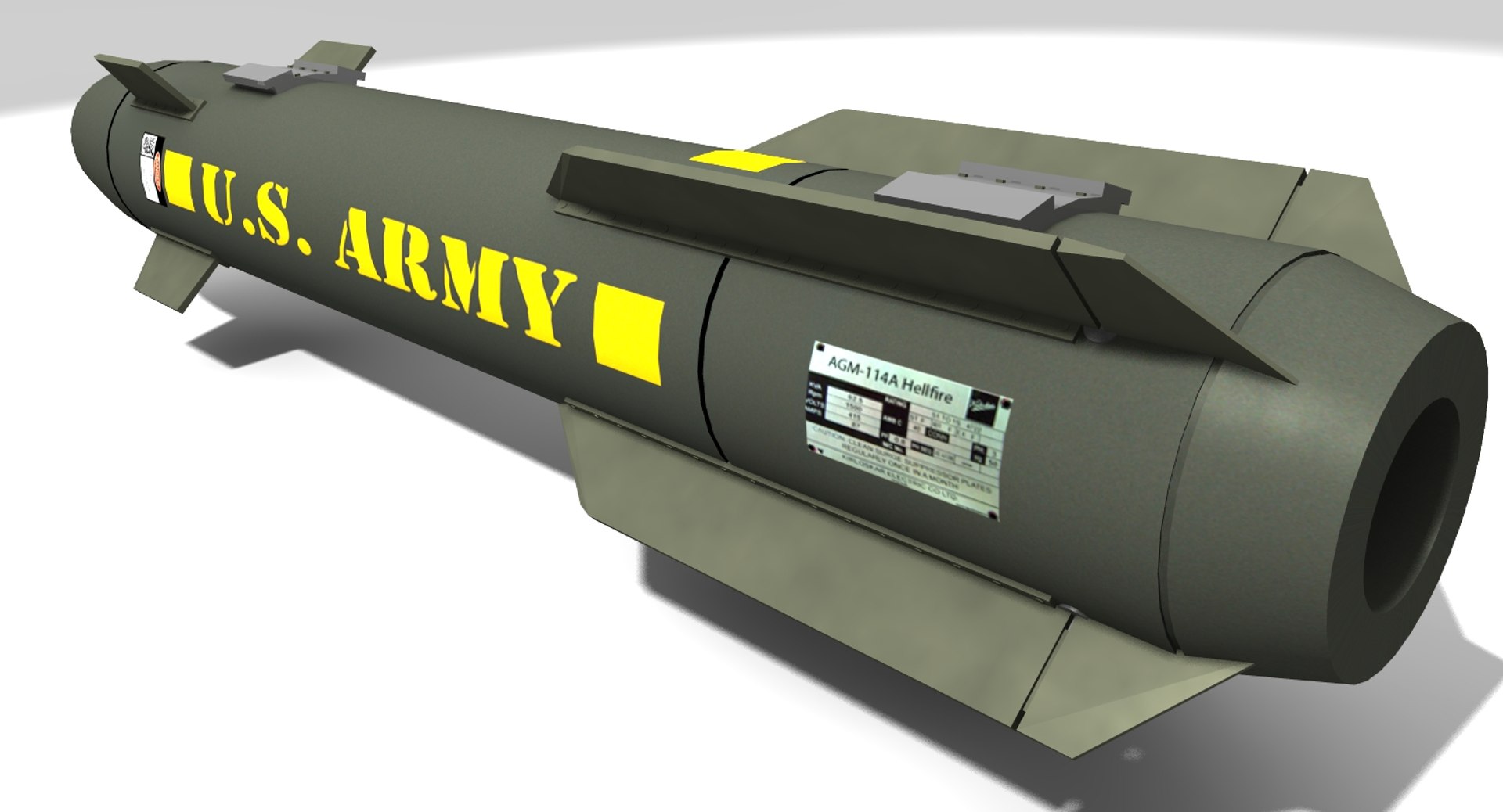 Max Agm-114a Hellfire Missile