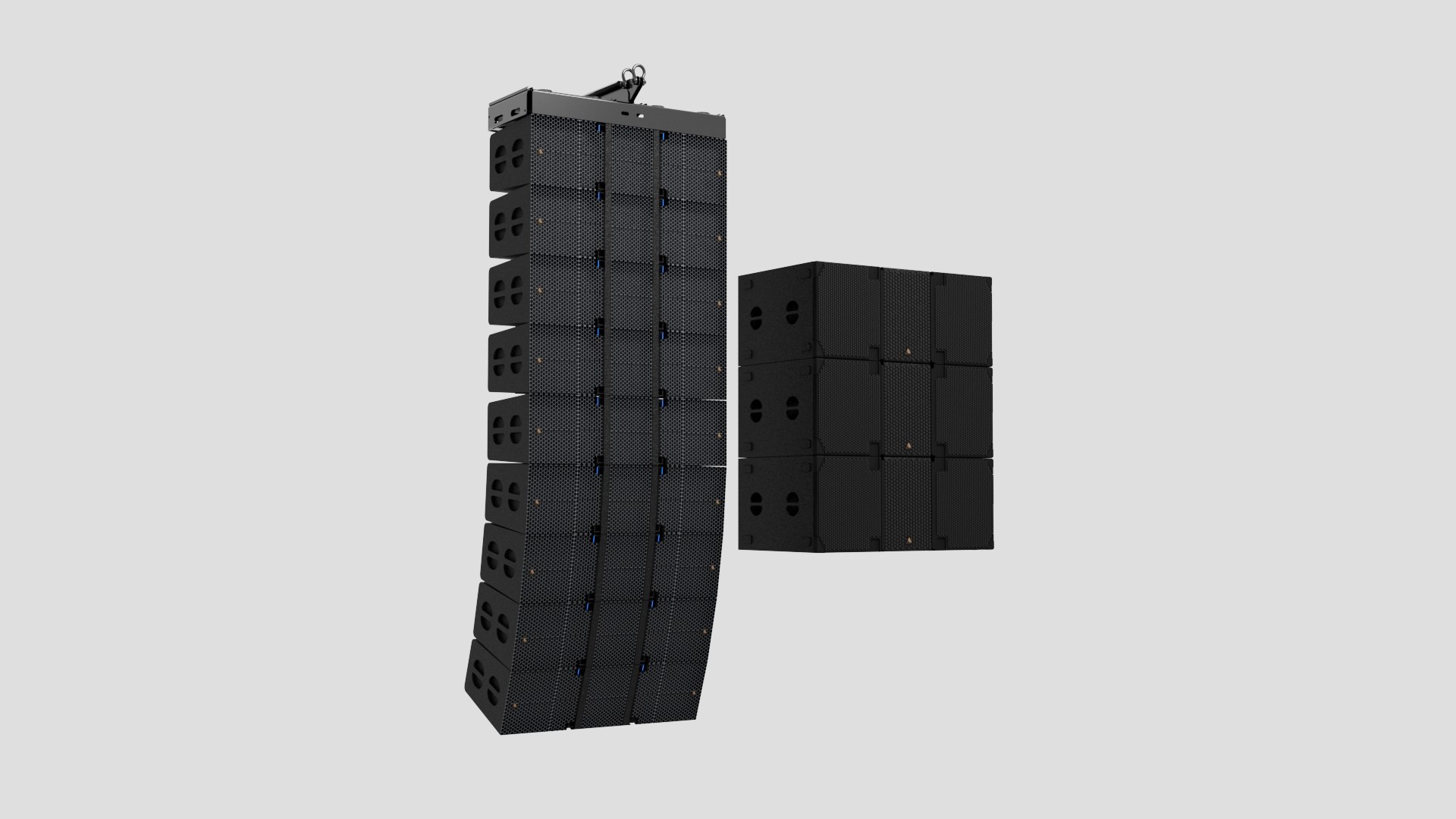 3D Concert Speakers Adamson E15 And E219 Model - TurboSquid 2312693