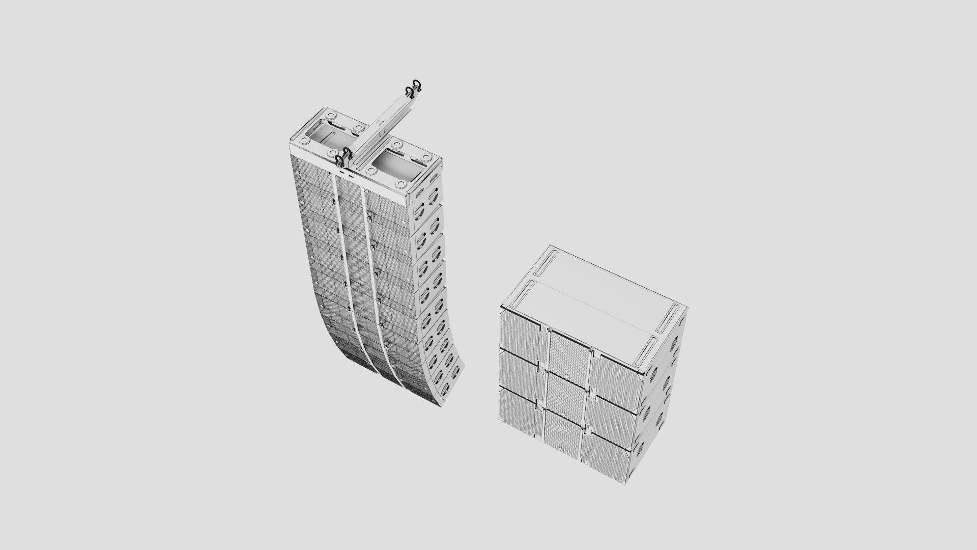 3D Concert Speakers Adamson E15 And E219 Model - TurboSquid 2312693