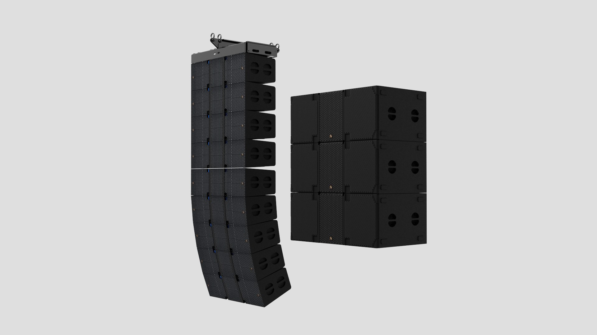 3D Concert Speakers Adamson E15 And E219 Model - TurboSquid 2312693