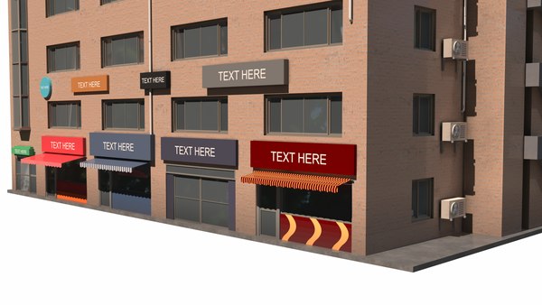 13 한국 컬렉션의 LowPoly 빌딩 3D 모델 - TurboSquid 2240728