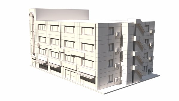 13 한국 컬렉션의 LowPoly 빌딩 3D 모델 - TurboSquid 2240728