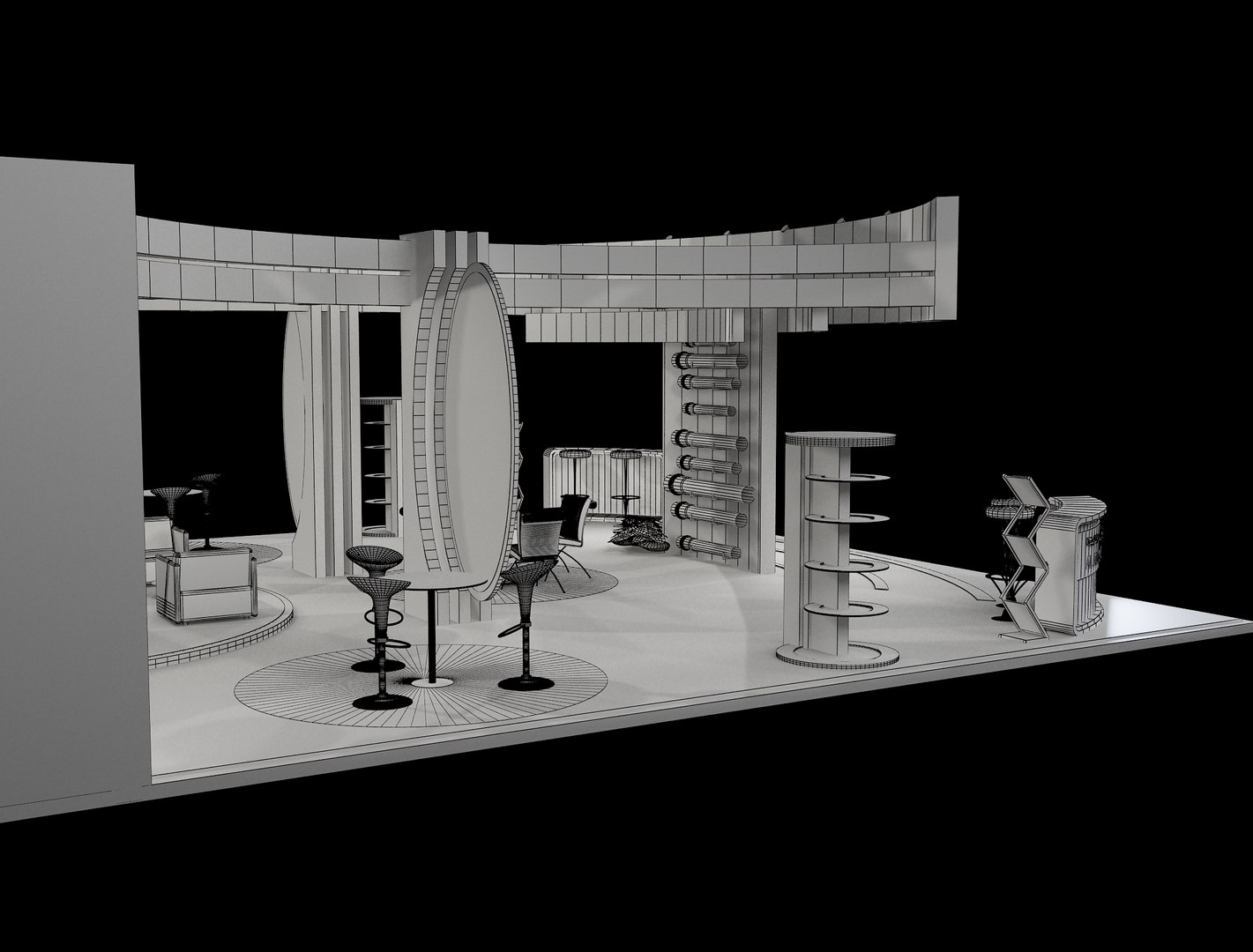 3D Booth Exhibition Stand a391 - TurboSquid 1714363