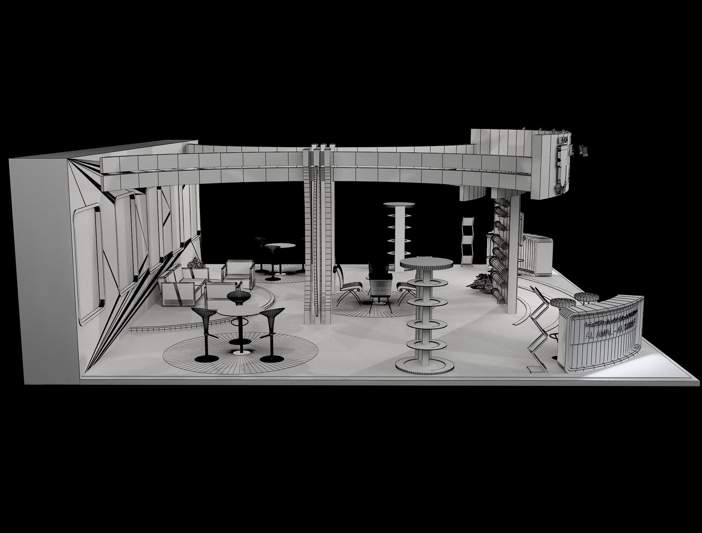 3D Booth Exhibition Stand a391 - TurboSquid 1714363