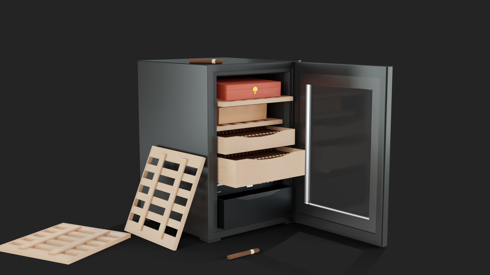 3D Two Cellar Machine Low Poly - TurboSquid 2190676