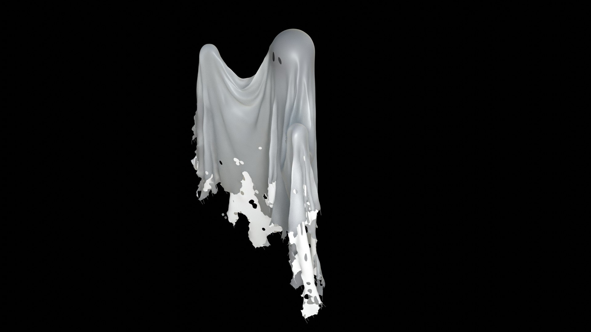High Poly Ghost Model 2 3D Model - TurboSquid 1860236