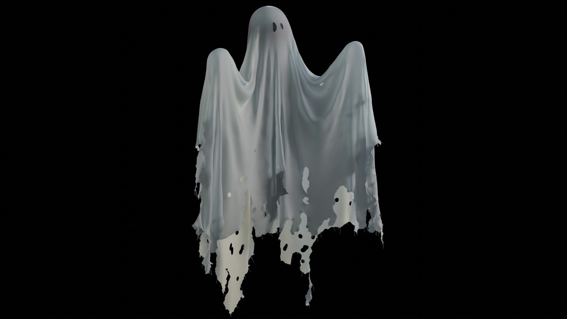 High Poly Ghost Model 2 3D Model - TurboSquid 1860236