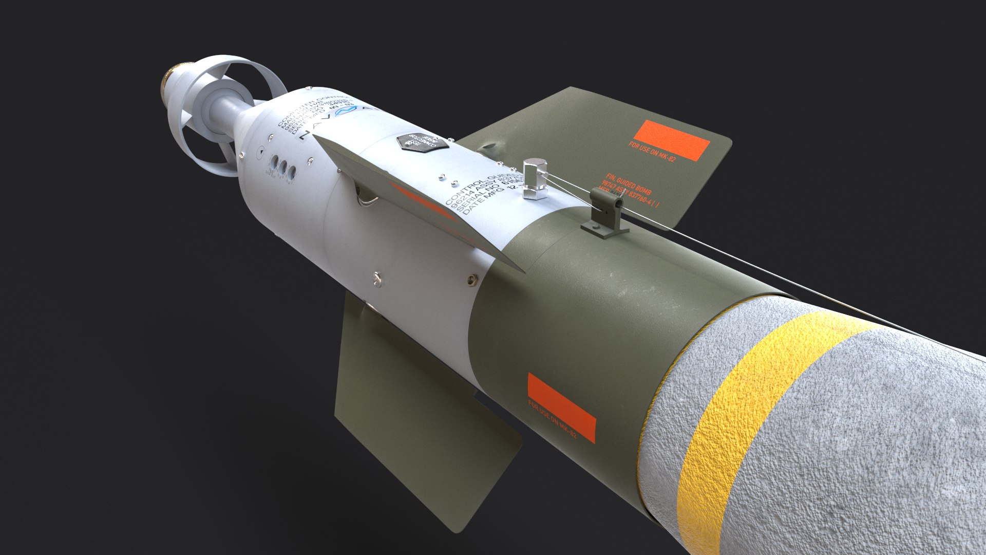 GBU-12 Paveway II US NAVY 3D - TurboSquid 2178718