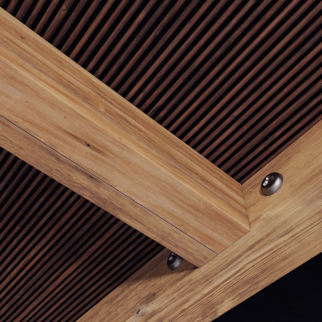 3D Ceiling Straight Thin Branch N3 Model - TurboSquid 1717791