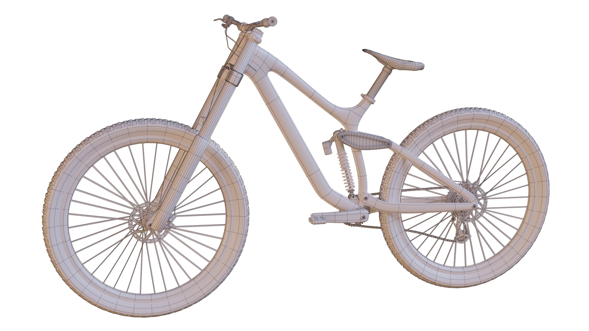 3D Mountain Bike MTB bicycle downhill - TurboSquid 2158754