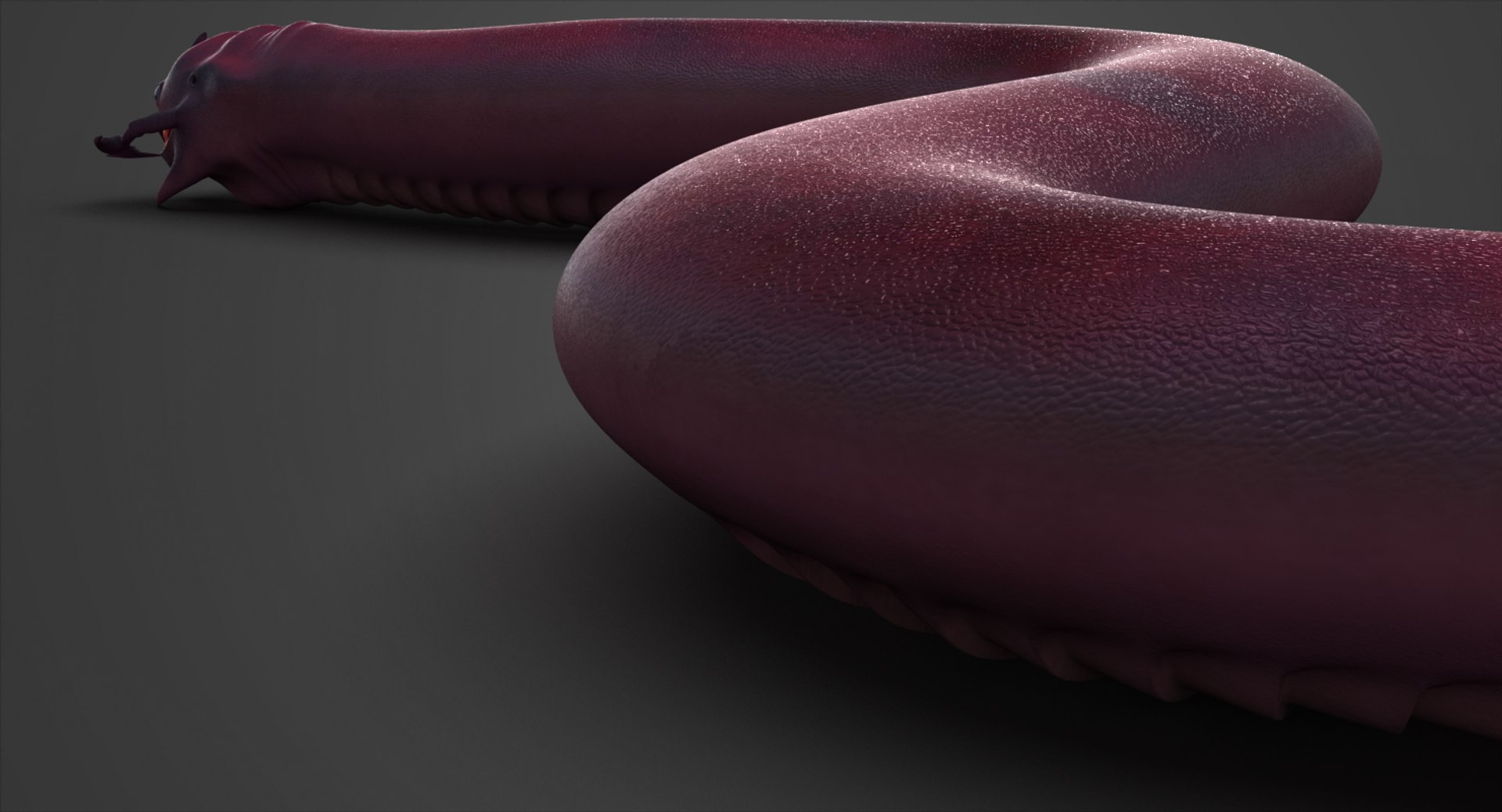 Serpent Monster Model - TurboSquid 1419305