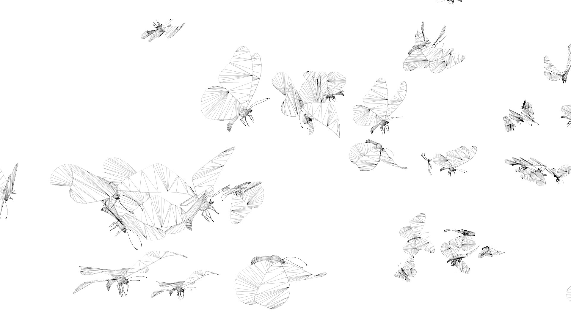 3D Colorful Butterfly Animation Model - TurboSquid 2029313