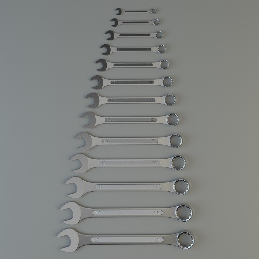3d Wrench Model