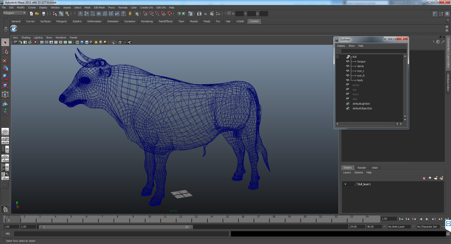 Bull realistic 3D - TurboSquid 1215947