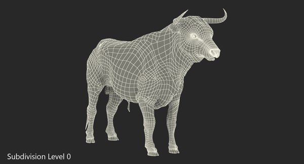 Bull realistic 3D - TurboSquid 1215947
