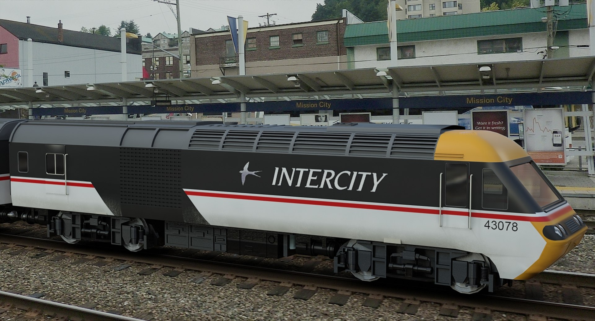 British Class 43 Train Locomotive 3D - TurboSquid 1368757