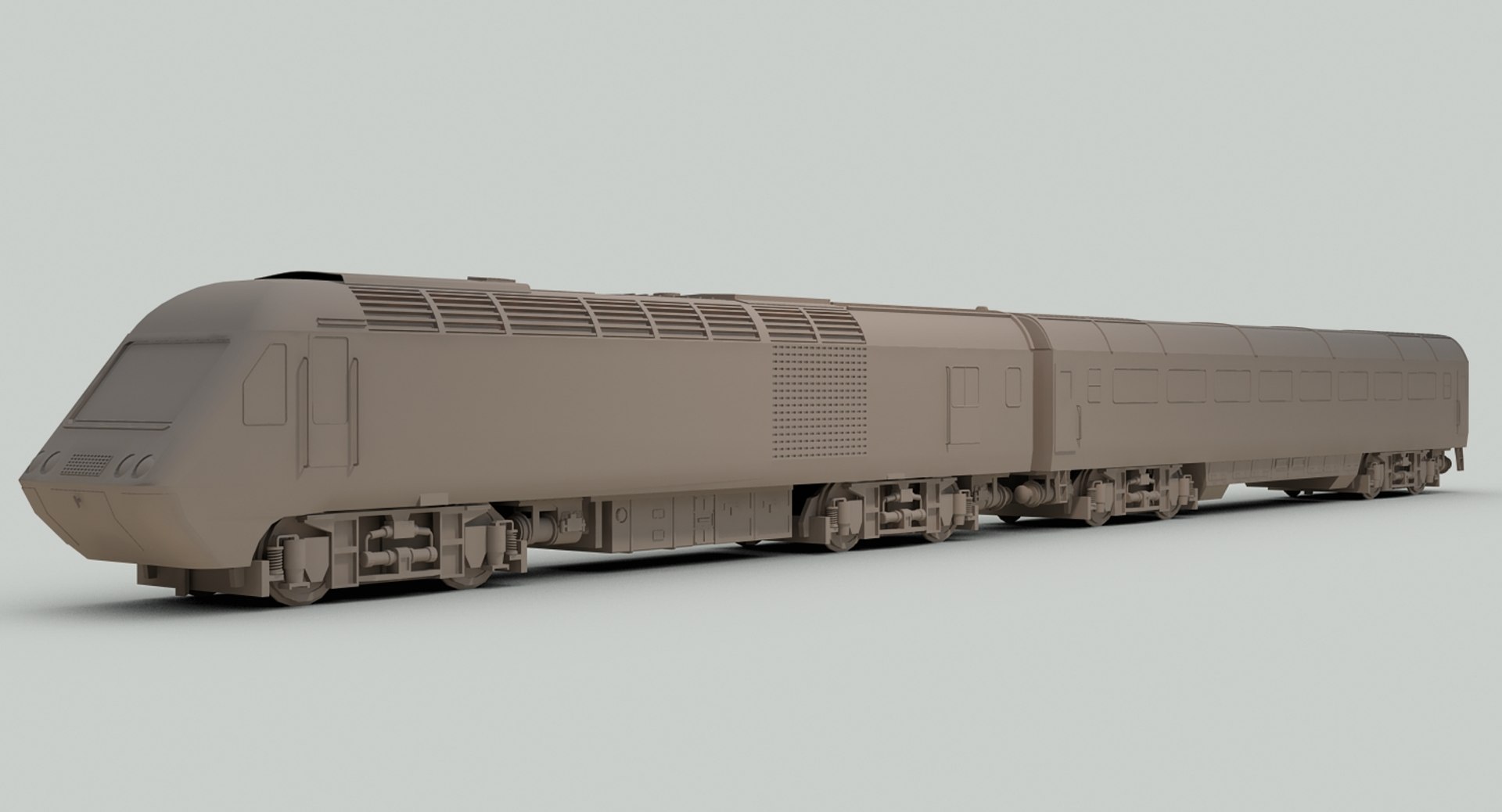 British Class 43 Train Locomotive 3D - TurboSquid 1368757