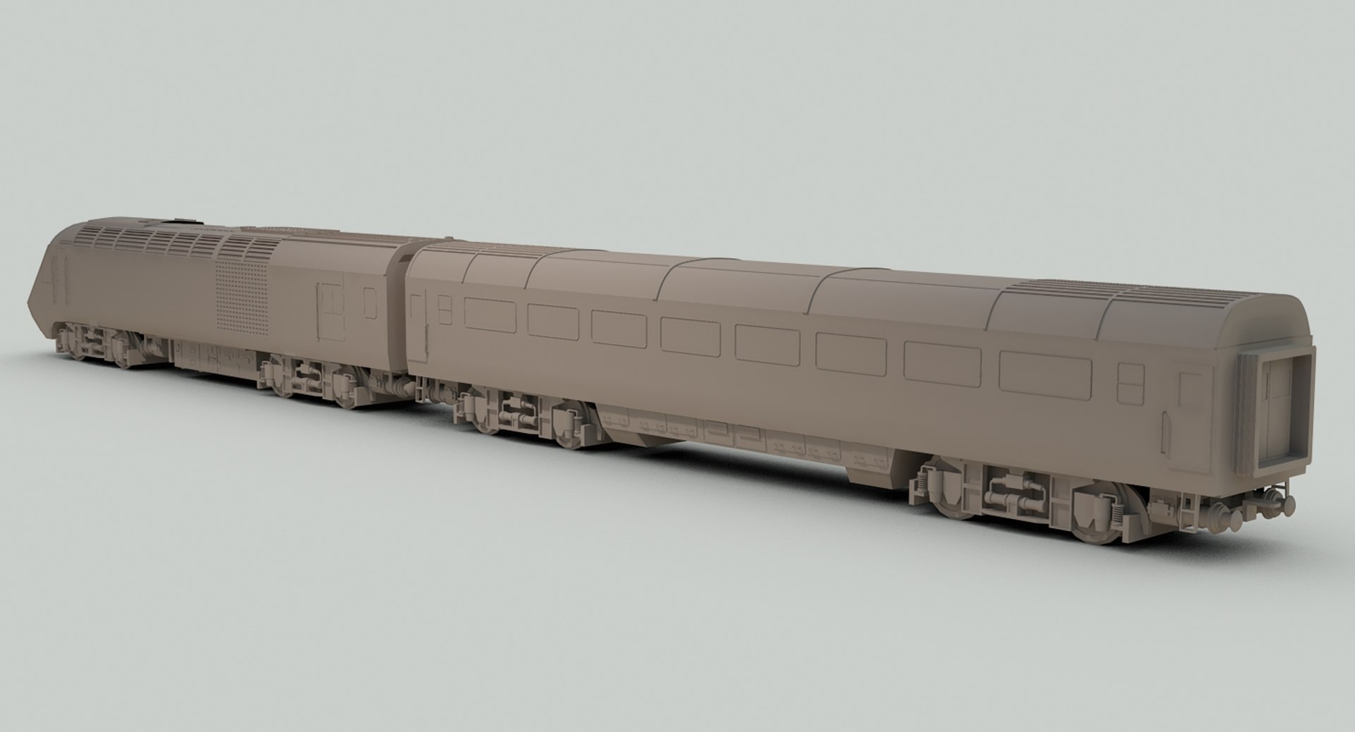 British Class 43 Train Locomotive 3D - TurboSquid 1368757