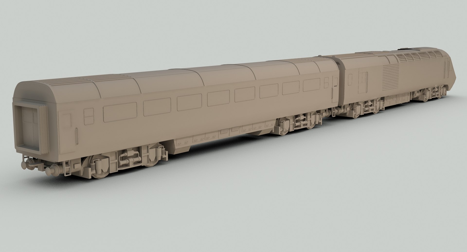 British Class 43 Train Locomotive 3D - TurboSquid 1368757