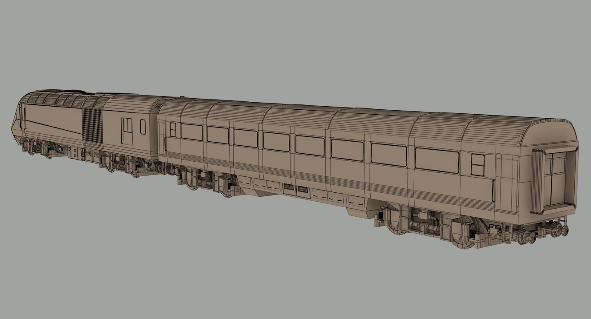 British Class 43 Train Locomotive 3D - TurboSquid 1368757