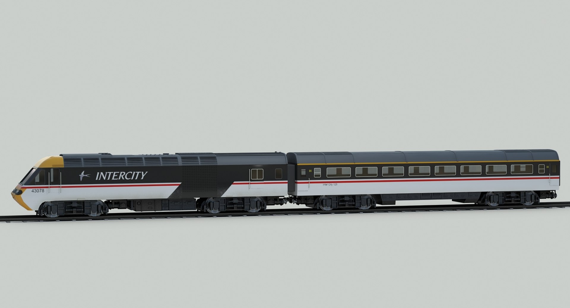 British Class 43 Train Locomotive 3D - TurboSquid 1368757