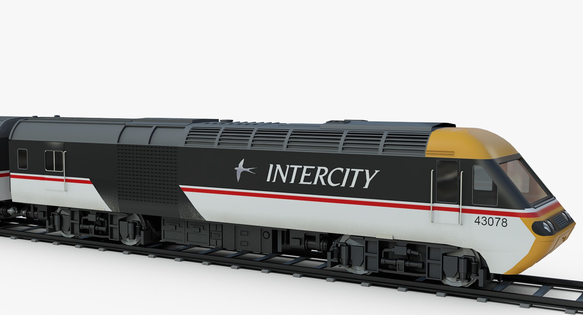 British Class 43 Train Locomotive 3D - TurboSquid 1368757
